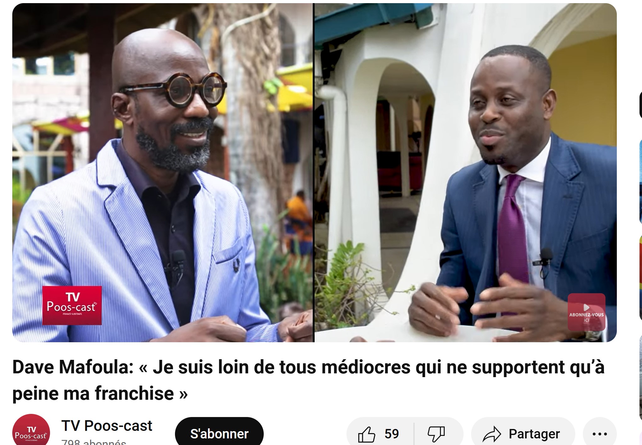 Analyse des déclarations de Dave Uphrem Mafoula sur TV Poos Cast - FACT ...